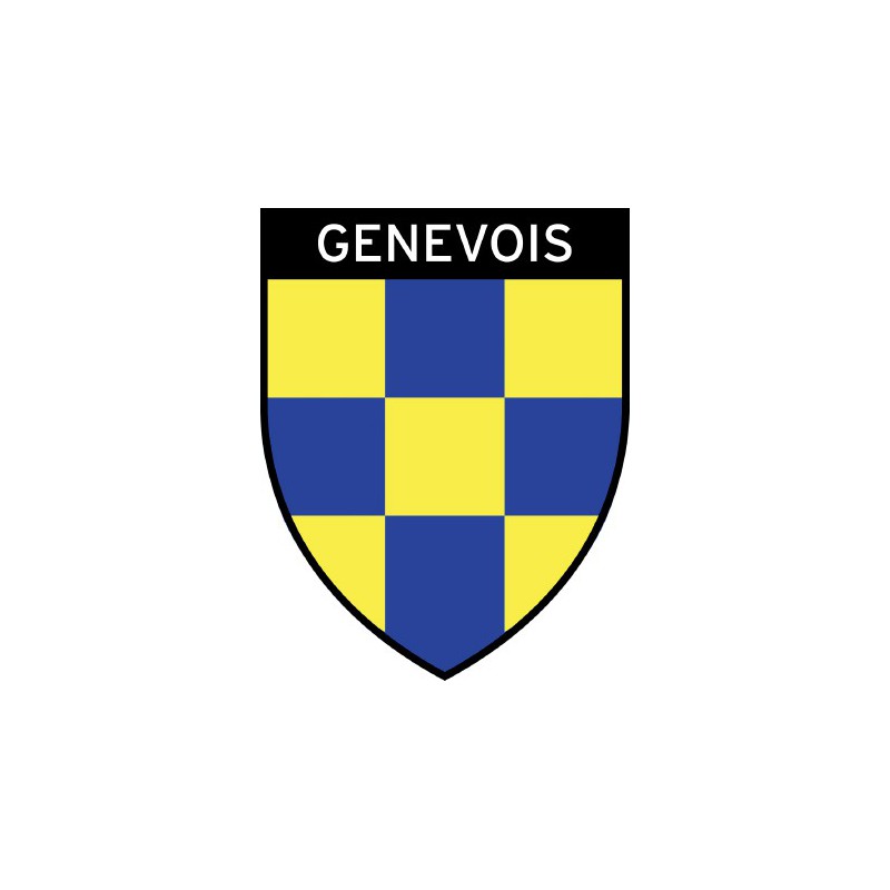 Autocollant ecusson Genevois