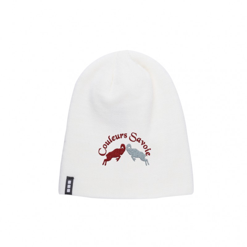 bonnet blanc broderie couleurs savoie